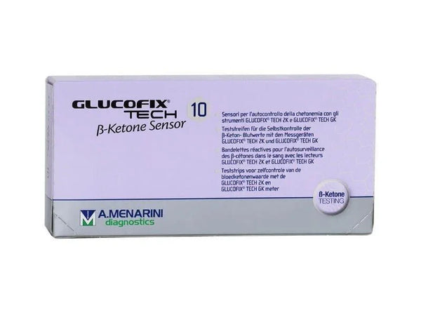 GlucoFix Tech Ketone Sensor Test Strips x 10 – EasyMeds Pharmacy