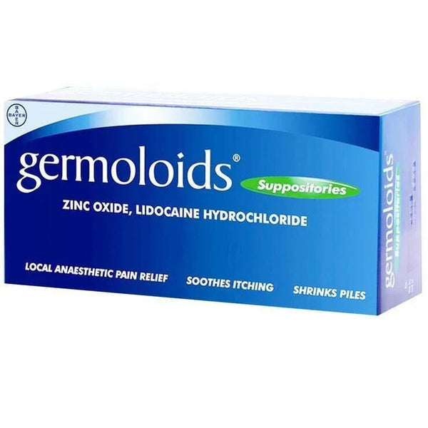 Germoloids Suppositories 12 x 6 Packs – EasyMeds Pharmacy