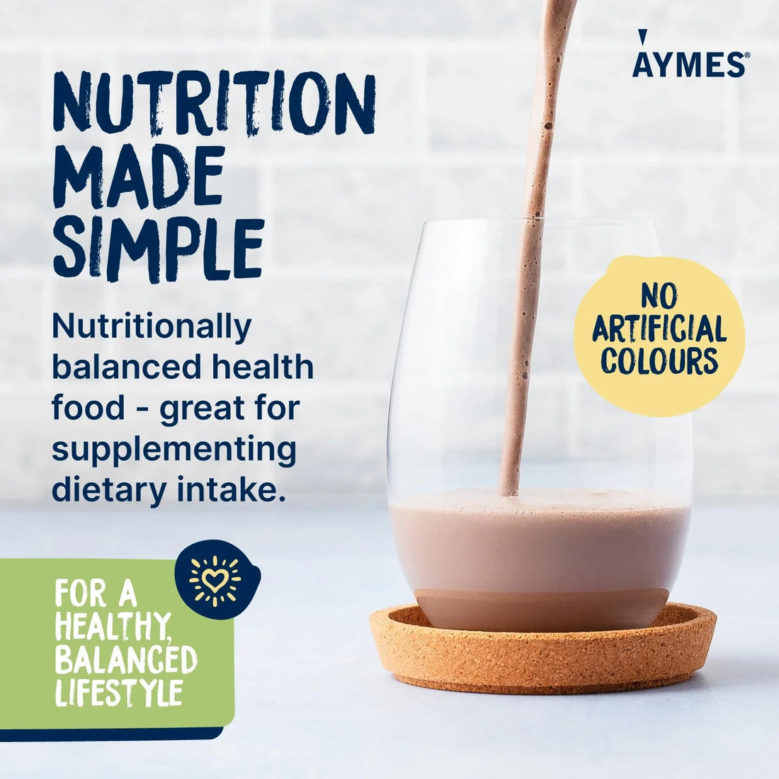 AYMES Shake | Vanilla | 6 x 7 x 57g Sachets | A High-protein Oral Nutr ...