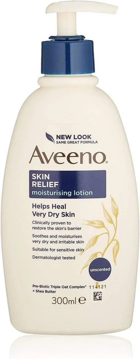 Aveeno Colloidal Oatmeal Skin Relief Body Lotion 300ml – EasyMeds Pharmacy