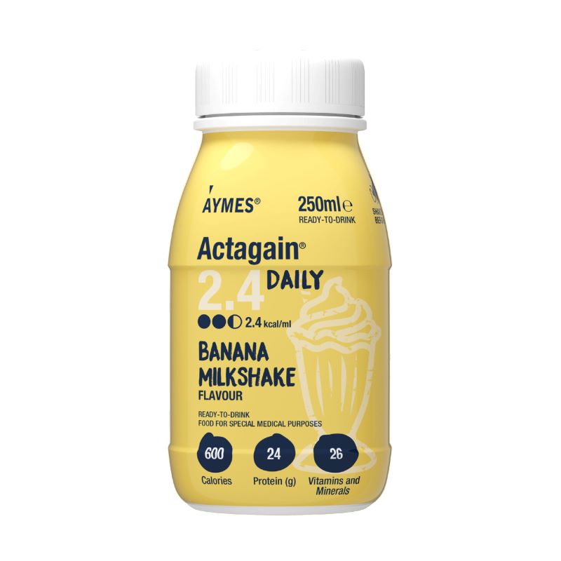 Aymes Actagain 2.4 Daily High Energy Nutritional Drink Banana 250ml x6 ...