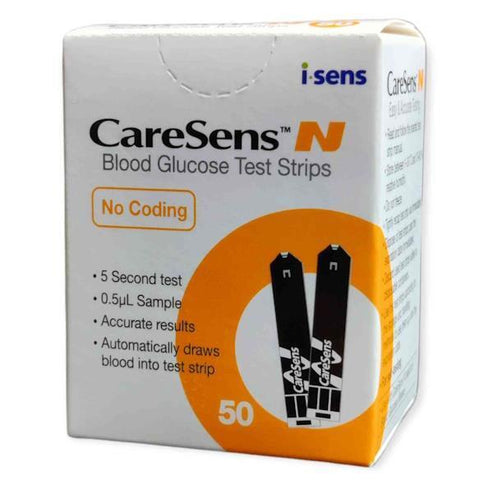 CareSens N Blood Glucose Test Strip 50 x2 Packs | EasyMeds Pharmacy