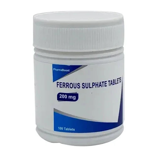 Ferrous Sulphate 200mg Iron Tablets Packs of 100 | EasyMeds Pharmacy