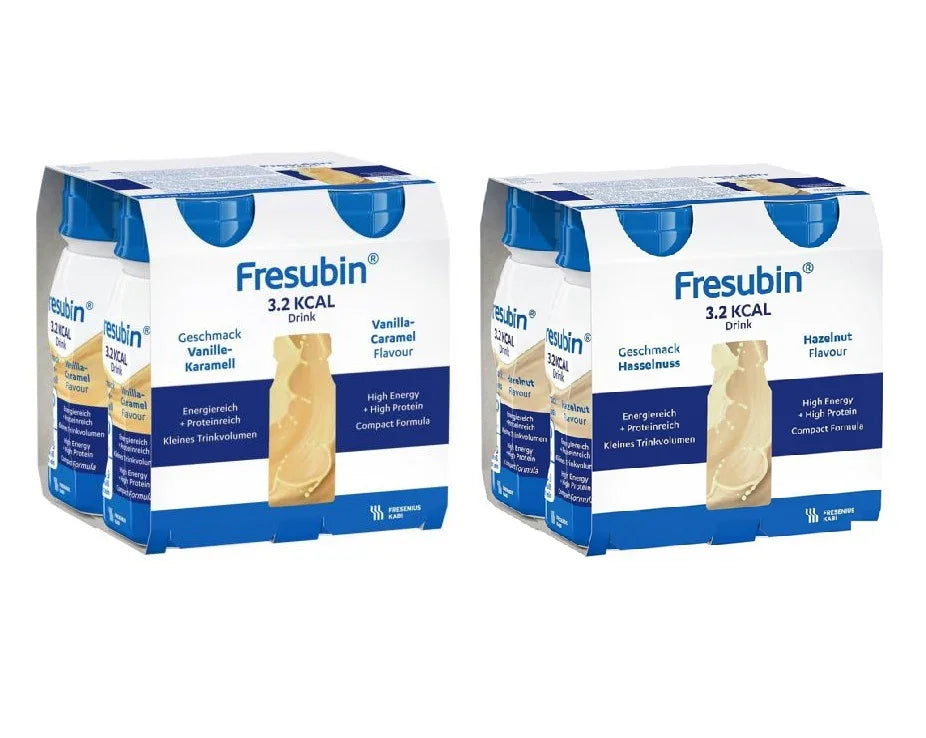 Fresubin 3.2Kcal Drink Vanilla/Caramel & Hazelnut 125ml x 24 – EasyMeds ...