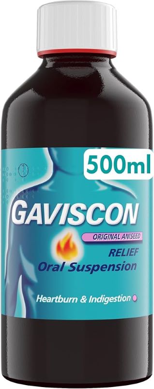 Gaviscon Original Liquid Aniseed 500ml | EasyMeds Pharmacy