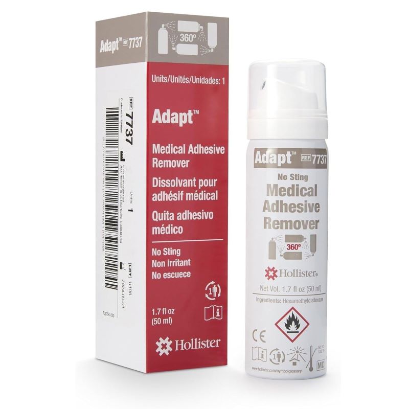 Hollister Adapt Medical Adhesive Remover 360 Deg. Spray 50ml (7737 ...