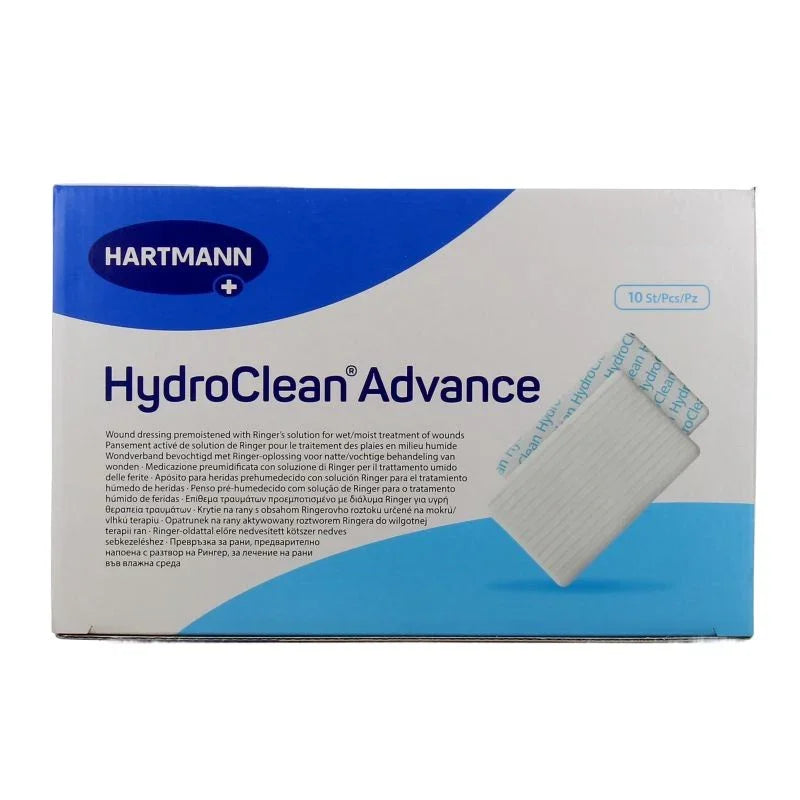HydroClean Advance 8cm x 14cm x 10 | Hydro‑Responsive Dressing ...
