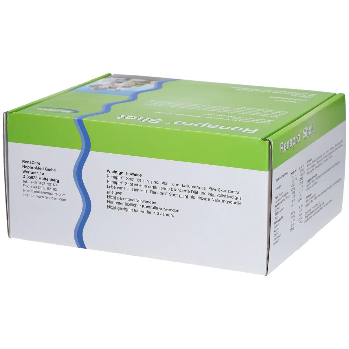 Renapro Shots 60ml x 30 | Apple Flavour | EasyMeds Pharmacy