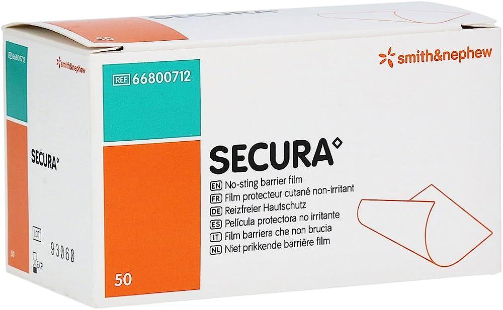 Secura No-Sting Skin Prep Barrier Film Wipes x 50