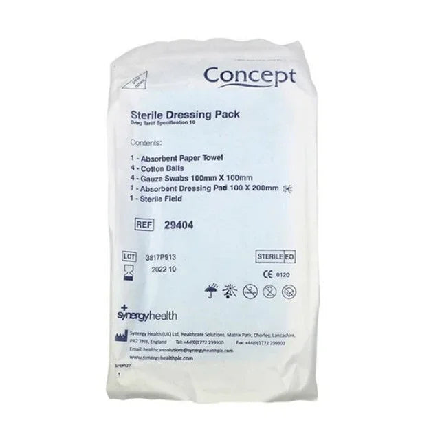 Sterile Dressing Pack Spec 10