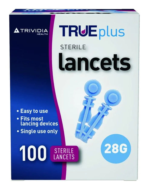 TRUEplus Sterile Lancets 28g x100 | EasyMeds Pharmacy