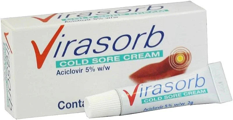 Virasorb Cold Sore Cream 2g x 3 Packs – EasyMeds Pharmacy