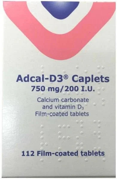 Adcal-D3 Caplets Tablets x 112 Calcium/Vitamin D Supplement | EasyMeds ...