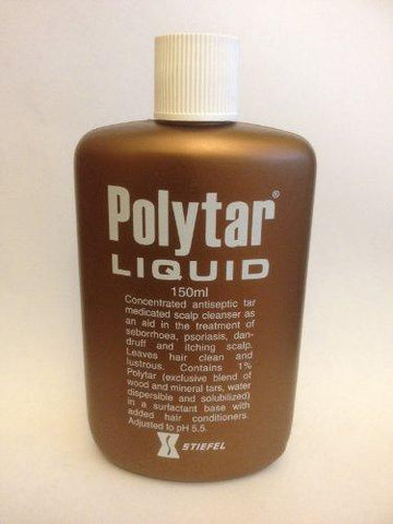 Polytar Scalp Shampoo 150ml - Coal Tar 4% Scalp Cleanser