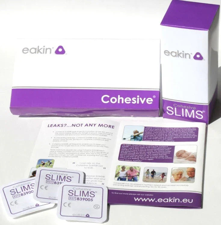 Eakin Cohesive Slims x 30 | Cohesive Ostomy Seals by Convatec (839005 ...