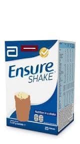 Ensure Chocolate Shake Powder 7 x 57g x 4 Packs | EasyMeds Pharmacy