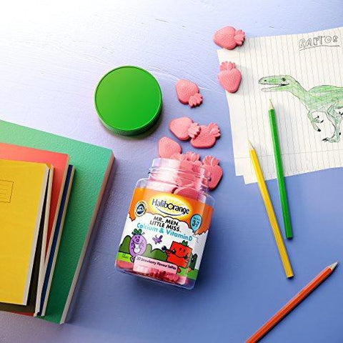 Haliborange Kids Mr. Men Little Miss Calcium and Vitamin D Strawberry ...