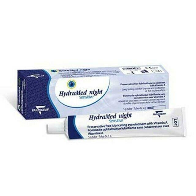 Hydramed Night Sensitive Lanolin-Free Paraffin Eye Ointment 5g ...
