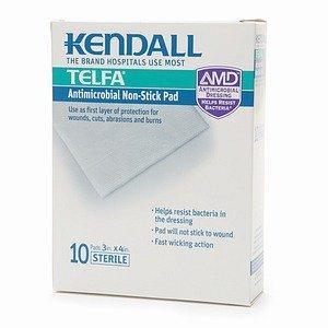 Kendall Telfa AMD Island Dressings 10cm x 12.5cm Pack of 25) by Telfa ...