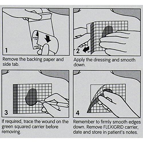 Opsite FlexiGrid Water Resistant Film Dressings 12cm x 12cm x 10 ...