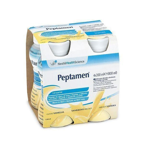 Peptamen Vanilla 4x200ml Nutritional Drink | EasyMeds Pharmacy