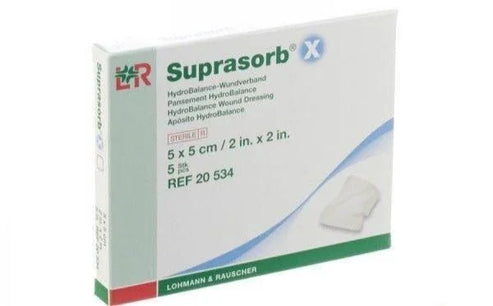 Suprasorb X Hydrobalance Wound Dressing 5cm x 5cm - Dressings ...